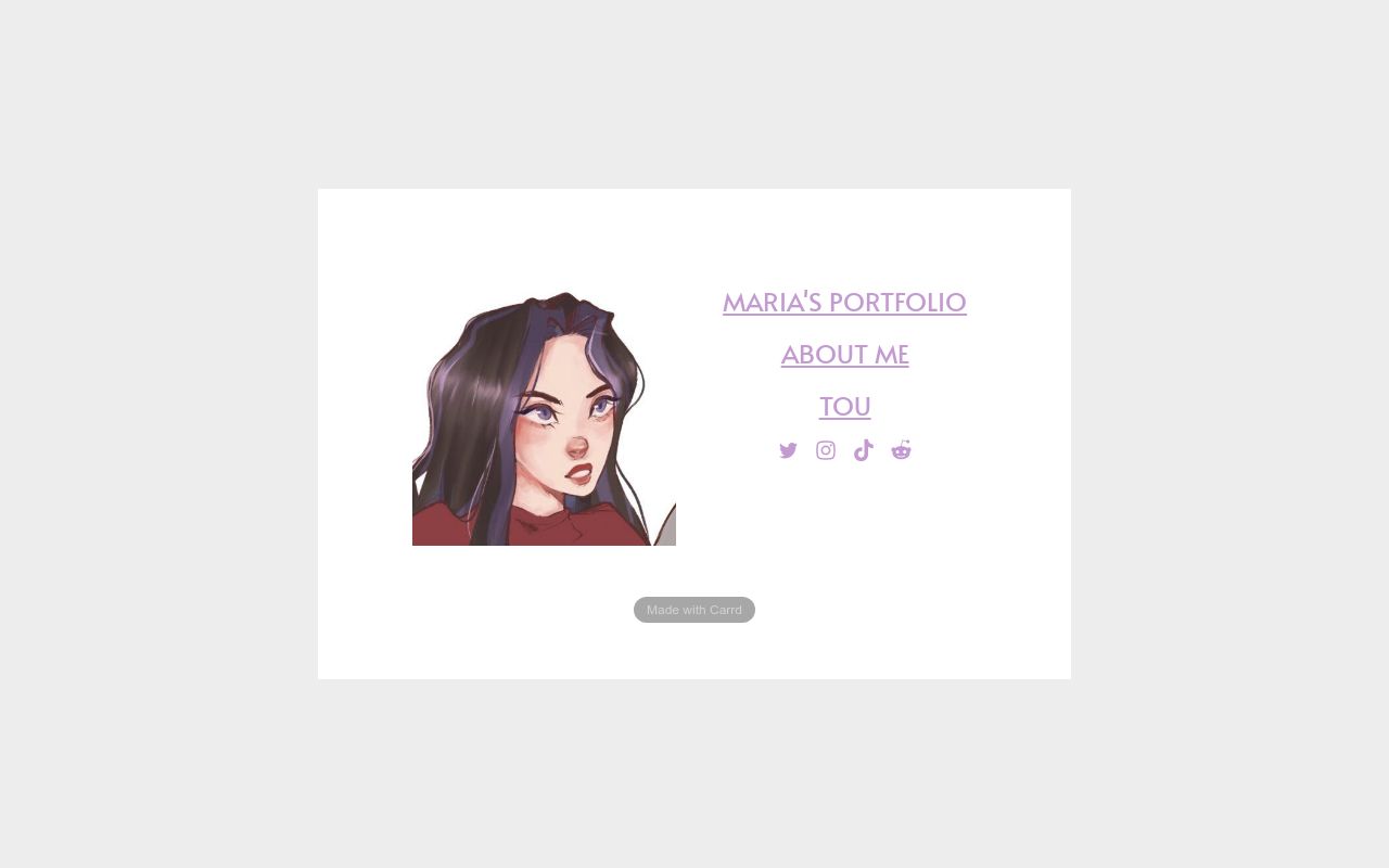 maria's portfolio
